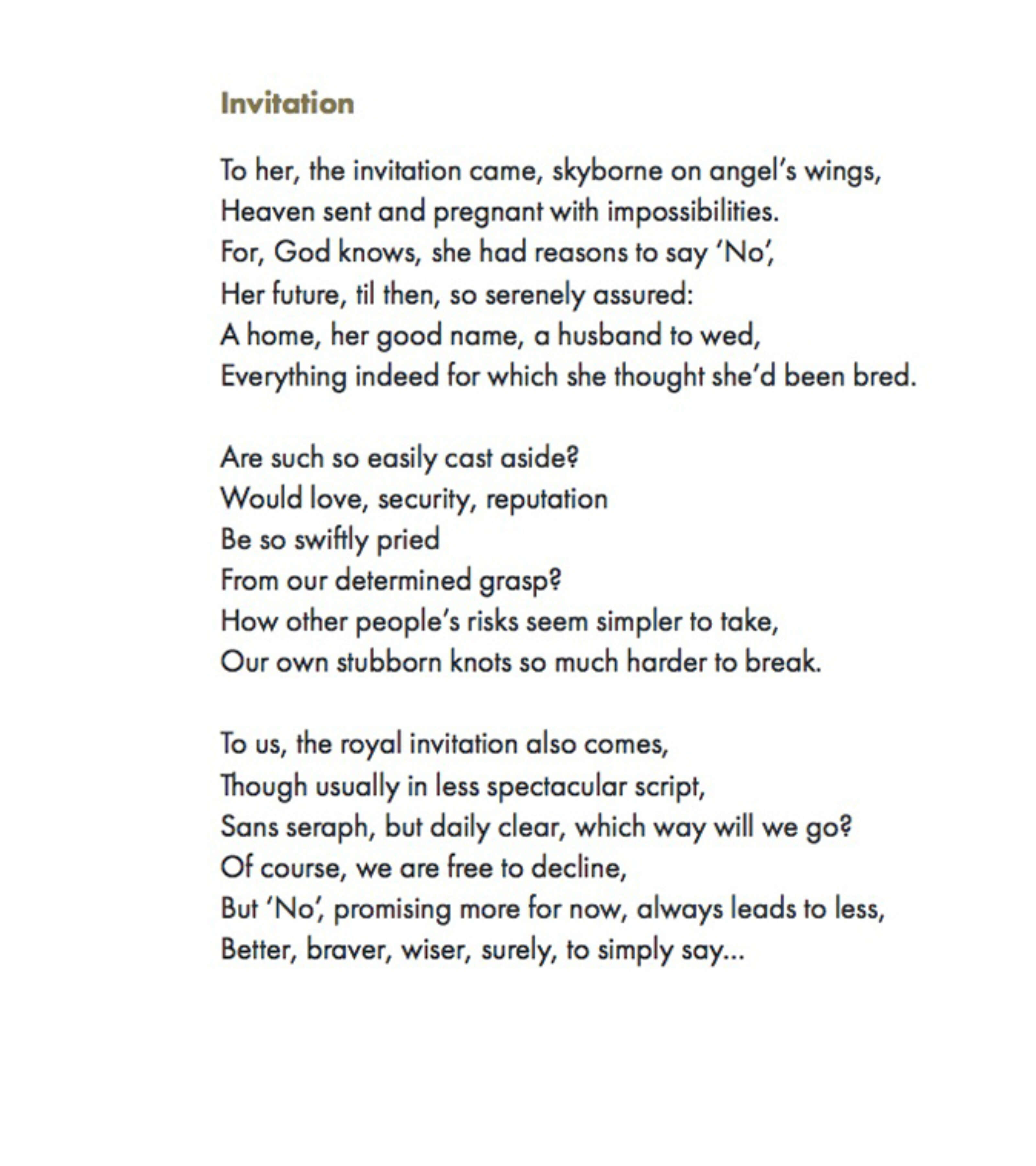 Advent week 5 - Christmas - Invitation poem - Christianity